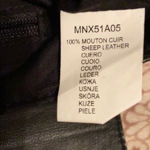 NAF NAF | Bags | Naf Naf Sheep Leather Black Chained Purse | Poshmark